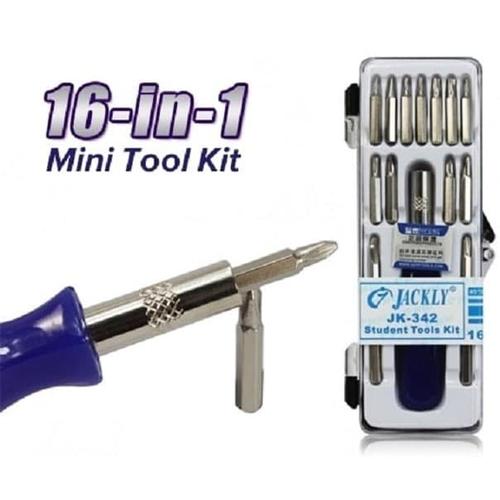 Jual Obeng mini toolkit 16 in 1 / obeng hp, obeng komputer, obeng ...