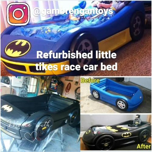 Jual Modified Ranjang Little Tikes Race Car Preloved ( Preloved -Batman ...