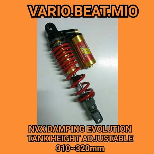 Jual skokbreker single MIO D EVOLUTION RED adjustable height DAYTONA ...