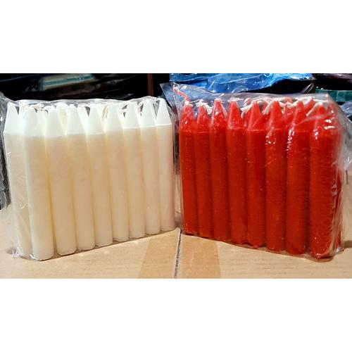 Jual Lilin Merah / Putih Polos isi 24 batang - Putih - Jakarta Barat ...