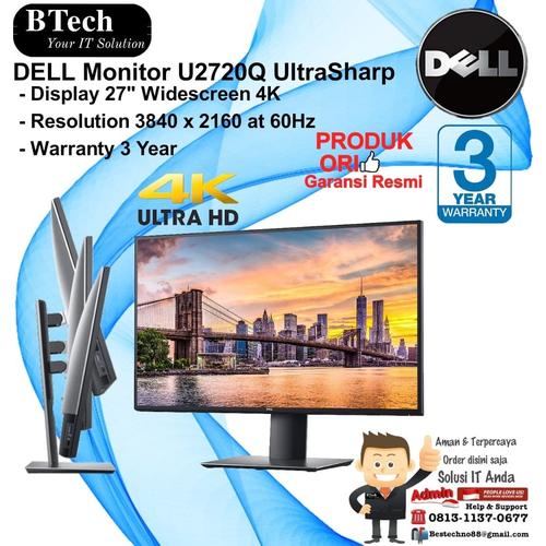 Jual DELL Monitor U2720Q 4K UltraSharp - Jakarta Pusat - BESTechno88 ...