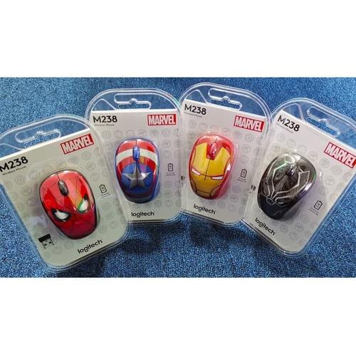 Jual Logitech M238 Marvel Collection Wireless Mouse - Biru - Kota ...