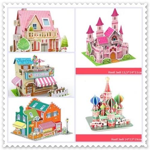 Jual Mainan edukasi DIY Puzzle 3D ukuran kecil - towerbridge - Kota ...
