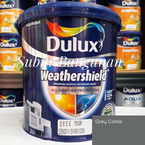 Jual Dulux Weathershield Grey Cable 03BB 17/015 2,5 Ltr - Kota Makassar ...