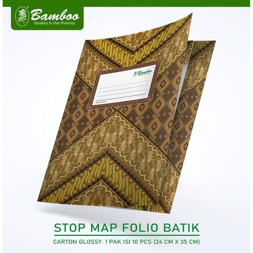 Jual Stop Map Batik Bamboo / Map Karton Batik Elegan [10 Pcs] - Kota Tangerang - Bamboo ...