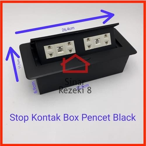 Jual Floor Power Socket Outlet/ Stop Kontak Listrik Lantai Meja Tanam ...