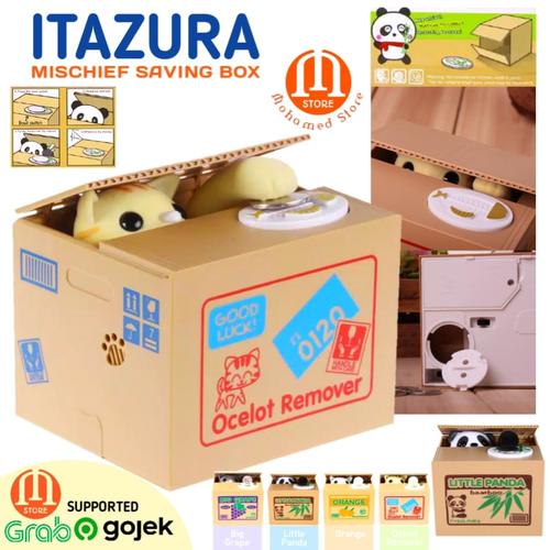 Jual ITAZURA Celengan Kucing Pemakan Koin Mainan Anak Anak Coin Bank ...
