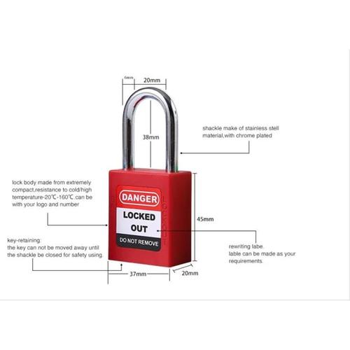 Jual GEMBOK SAFETY LOTTO PADLOCK - Jakarta Selatan - pincuran7 | Tokopedia