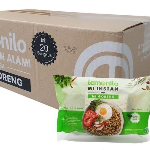 Jual mie instant dus murah sehat mie goreng lemonilo (1 dus@20 packs ...