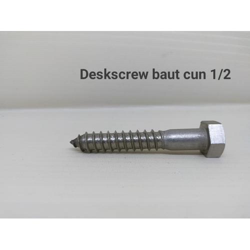 Jual Baut Deskrup / Cun Stainles 1/2 x 3 baut deskcrew - Kota ...