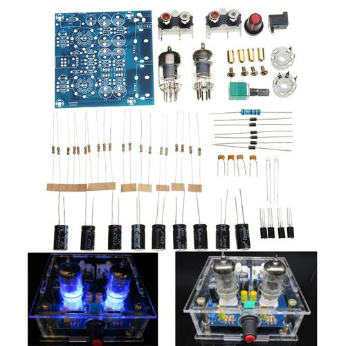Jual 6J1 Pre-amp Tube Preamplifier Amplifier Stereo AC12V DIY - Kota ...