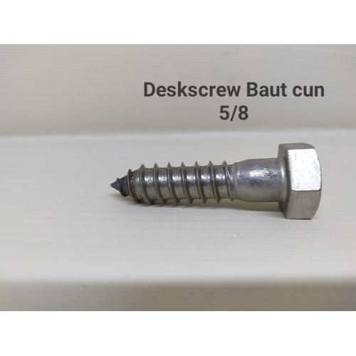 Jual Baut Deskrup / Cun Stainles 5/8 x 2 1/2 baut deskcrew - Kota ...