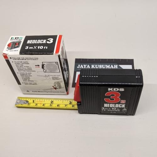 Jual Meteran KDS 3 meter Neolock Japan Measuring Tape Jepang - Kota ...
