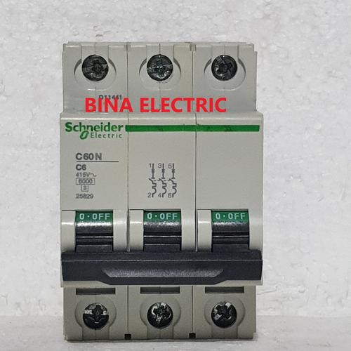 Jual MCB Schneider C60N 6A 3P 6kA / MCB Schneider C60N 6 Ampere 3 Phase 6kA - Jakarta Pusat ...