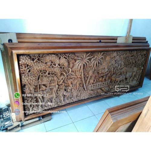 Jual Relief Pertanian 270 x 100 Kayu Jati TPK Solid - Kab. Jepara ...
