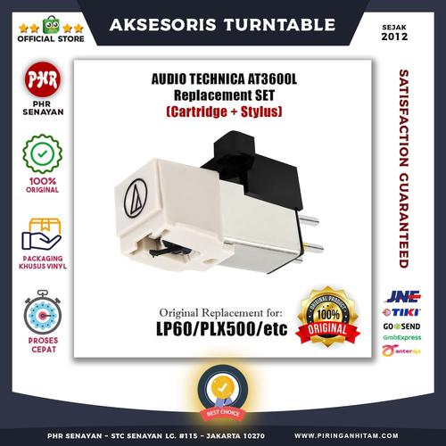 Jual [CARTRIDGE+STYLUS] AUDIO TECHNICA ATN3600L For Turntable[JARUM ...