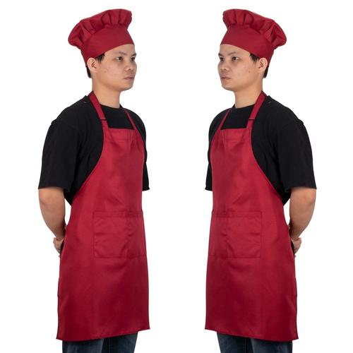 Jual Apron Masak Set Topi Koki Chef Full Best Quality - Kab. Tangerang ...