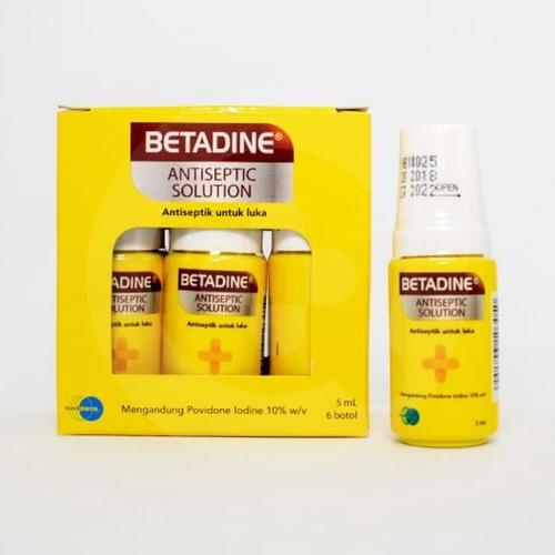 Jual Betadine Antiseptic Solution 5ml per botol. - Jakarta Pusat ...