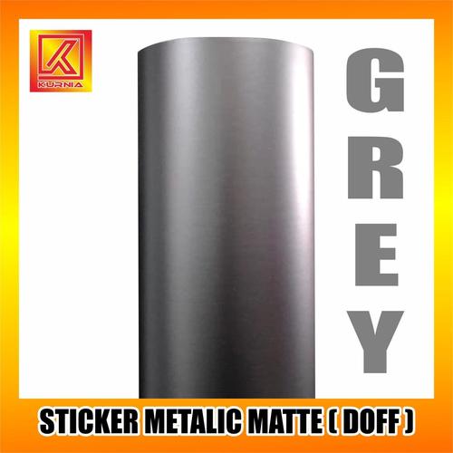 Jual STICKER METALIC MATTE ( Metalik Doff ) GREY - Kota Bekasi ...