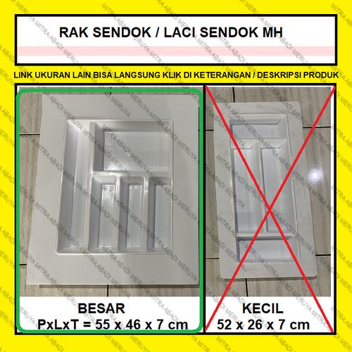 Jual Rak Sendok Laci Sendok Plastik Cutlery Insert MH Besar - Jakarta ...