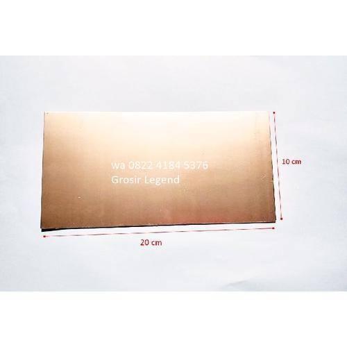 Jual Papan PCB polos fiber 20x10 cm satu sisi single board - Kab ...
