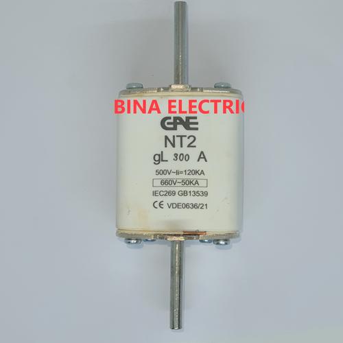 Jual NH Fuse GAE NT2 300A 660V 50kA / Sekering Fuse GAE NT2 300 Ampere ...