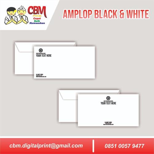 Jual Cetak Print Amplop Envelope - Hitam Putih - Kota Denpasar - CBM ...