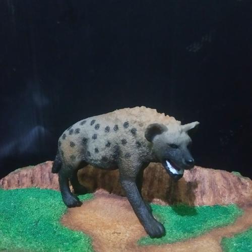 Jual Mainan static/action figure hewan animal Hyena (scale figure 1/12 ...