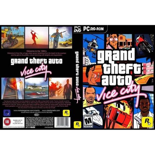 Jual Game PC Grand Theft Auto Vice City | CD Game GTA Vice City - Kota ...