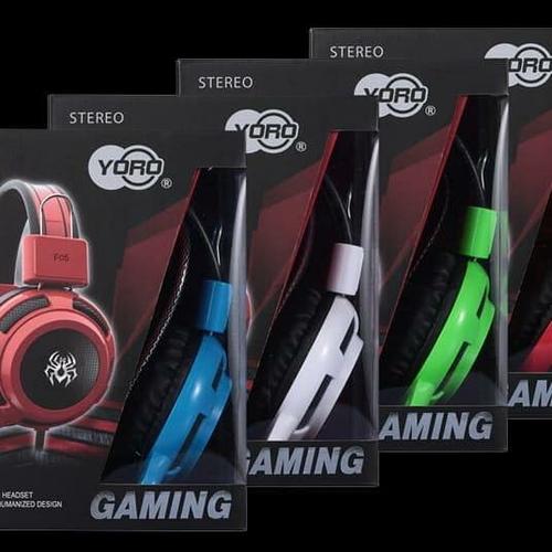 Jual F05 STEREO Yoro PUBG Headphone Led Light Gaming Headset Super Bass ...