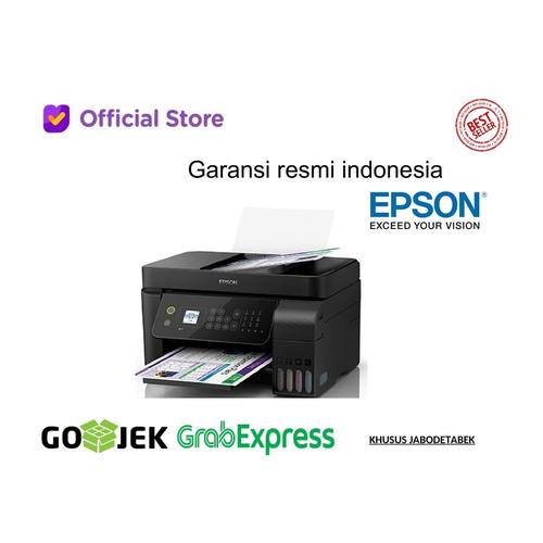 Jual epson L5190 printer inktank print scan copy fax wifi lan adf ...
