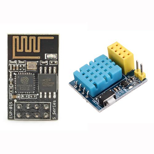 Jual ESP8266 ESP-01 ESP-01S DHT11 Sensor Temperature Humidity WiFi ...