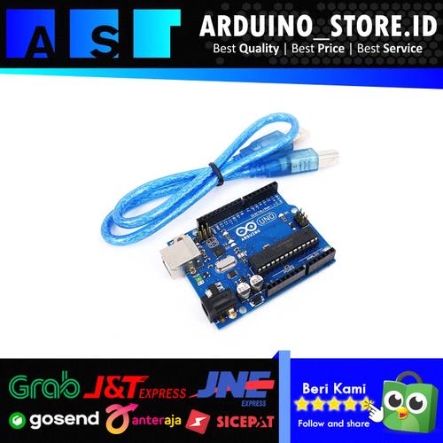 Jual Arduino Uno R3 + Kabel - Kota Depok - ARDUINOSTORE.ID | Tokopedia