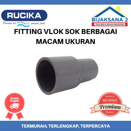 Jual FITTING V SOK/BLOK SOK/ VLOK SOK PIPA RUCIKA - 0.5 X 0.75 INCH ...