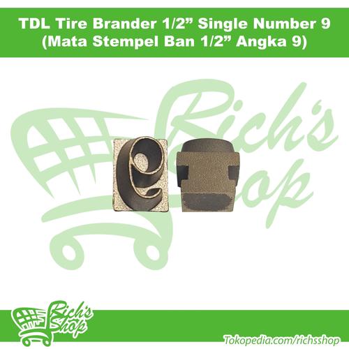 Jual Mata Stempel Ban Listrik TDL Tire Brander 1/2 Inch Angka 9 - 7 ...