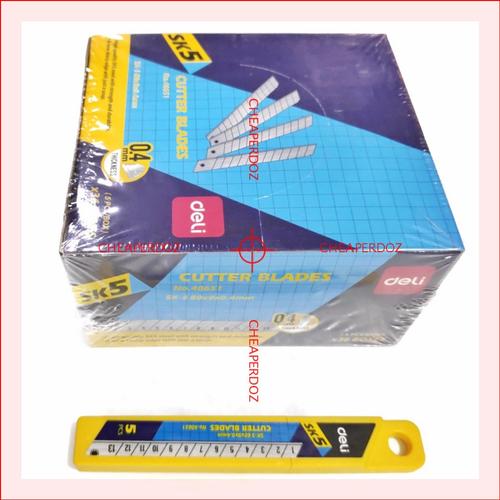 Jual Refill Isi Cutter Kecil Deli 40651 (1 box = 36 pack) - Kab. Bekasi ...