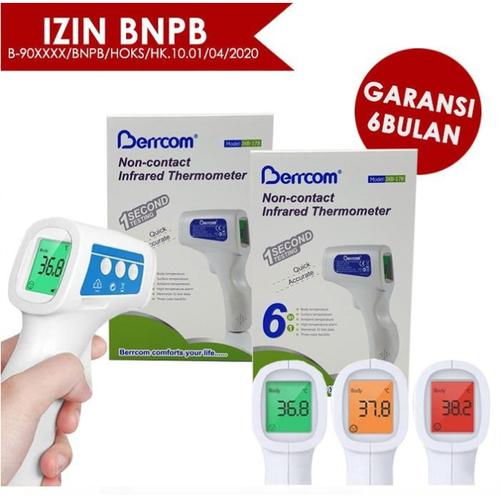 Jual Thermometer Berrcom Infrared Non-Contact Thermo gun JXB-178 - Kab ...