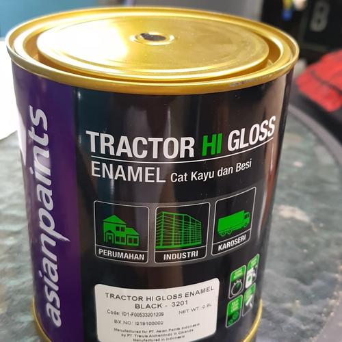 Jual Cat Kayu & Besi TRACTOR HI GLOSS ENAMEL BLACK Asian Paint 0,9 ...