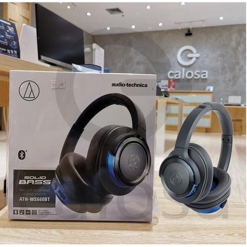 Jual Audio Technica ATH WS660BT WS 660 BT Solid Bass Over Ear Headphones - Kota Malang ...