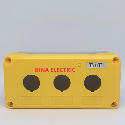 Jual Push Button Box TenT 3 Lobang 22mm / Control Box TenT 3 Lubang 22 ...