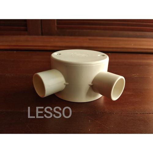 Jual Tee Dos T Dus Conduit LESSO 20mm 1/2 Cabang 2 Inbowdus Fitting ...