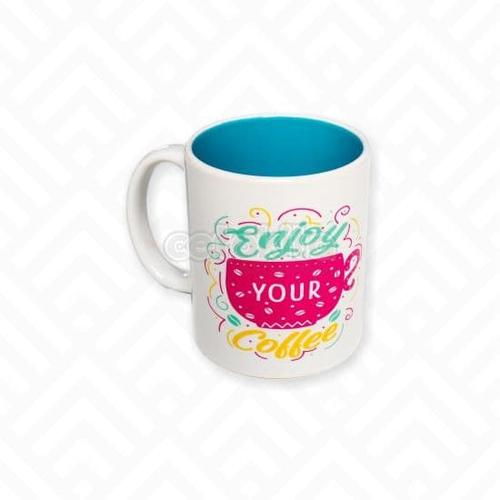 Jual Cetak Mug Gelas Keramik Warna Dalam Custom Two Tone/Dua Warna ...