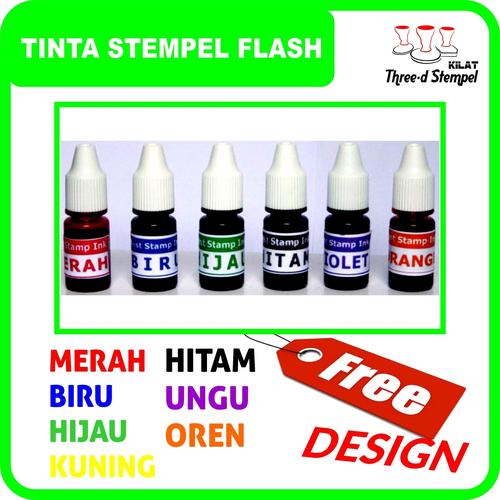 Jual TINTA STEMPEL FLASH OTOMATIS - Merah - Jakarta Selatan - 3D ...