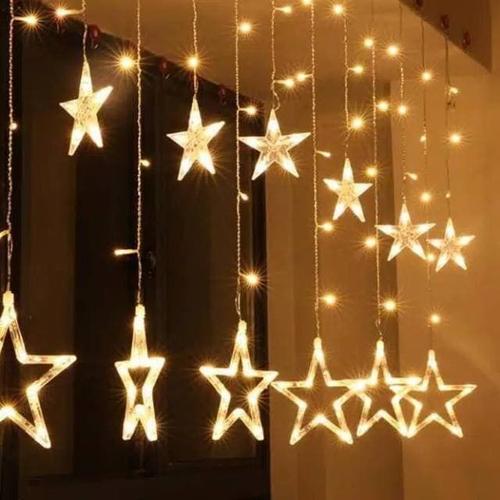 Jual Lampu Dekorasi Tumblr Bintang Besar Panjang 2,5meter LED - Kuning ...