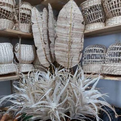 Promo Dekorasi daun pisang , bambu pisang tenun enceng ,banana leaf ...