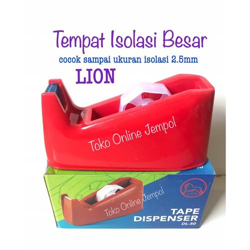 Jual Besar Tempat Solatip Isolasi Tape Dispenser DL50 LION ATK0944LN ...