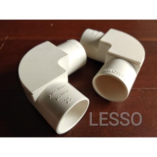 Jual Elbow Conduit LESSO 20mm 1/2 Elbow Dus Box With Cover Fitting ...