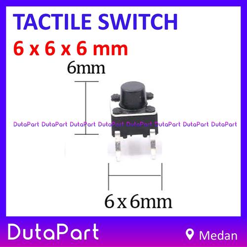 Jual Tactile Switch Push Button 6x6x6 mm 6x6 x 6mm PCB Mount Mini Micro ...