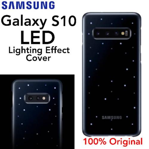 Jual Samsung S10 Plus S10+ LED Lighting Effect Cover ORI Case Casing ...