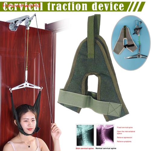 Jual Neck Spine Massager Cervical Traction Device Kit Neck Back - Kab ...